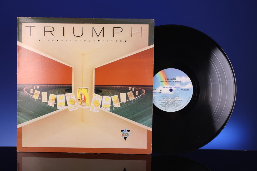 Triumph the Sport of Kings Vinyl LP MCA 5786 Canadian Rock Band Classic ...