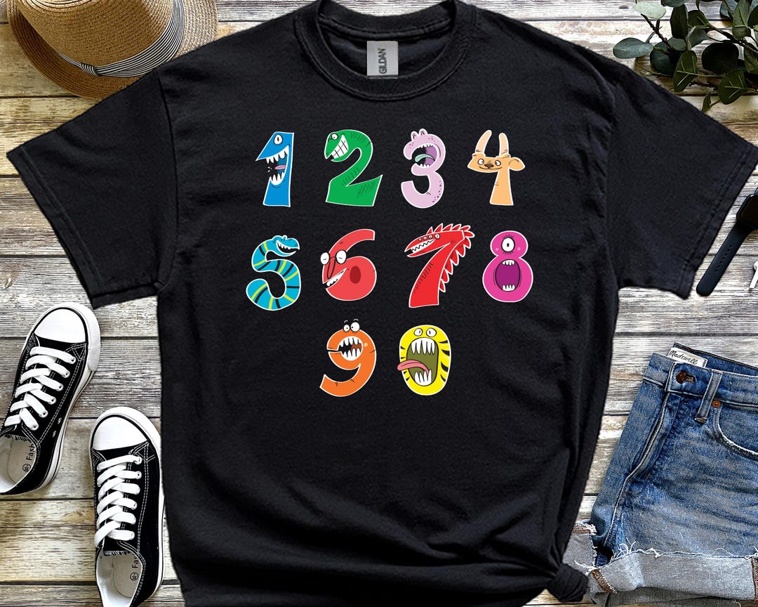 Numberblock Shirt, Number Day 2026, World Maths Tshirt, Counting Kids ...