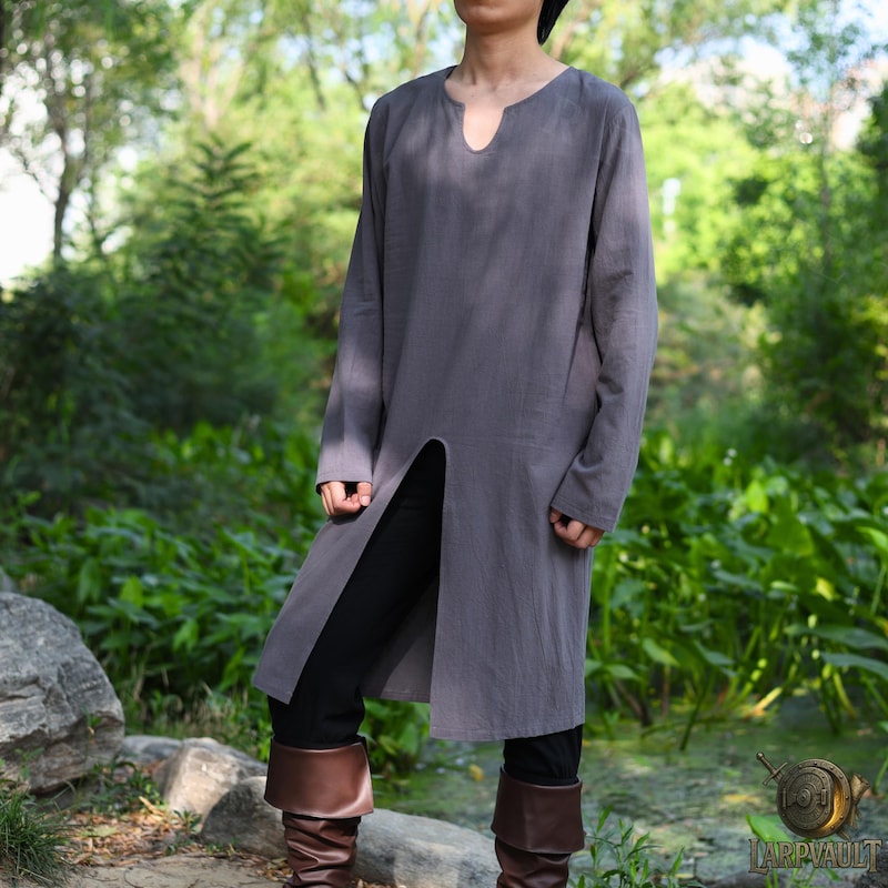 Black and Gray Tunic - Etsy