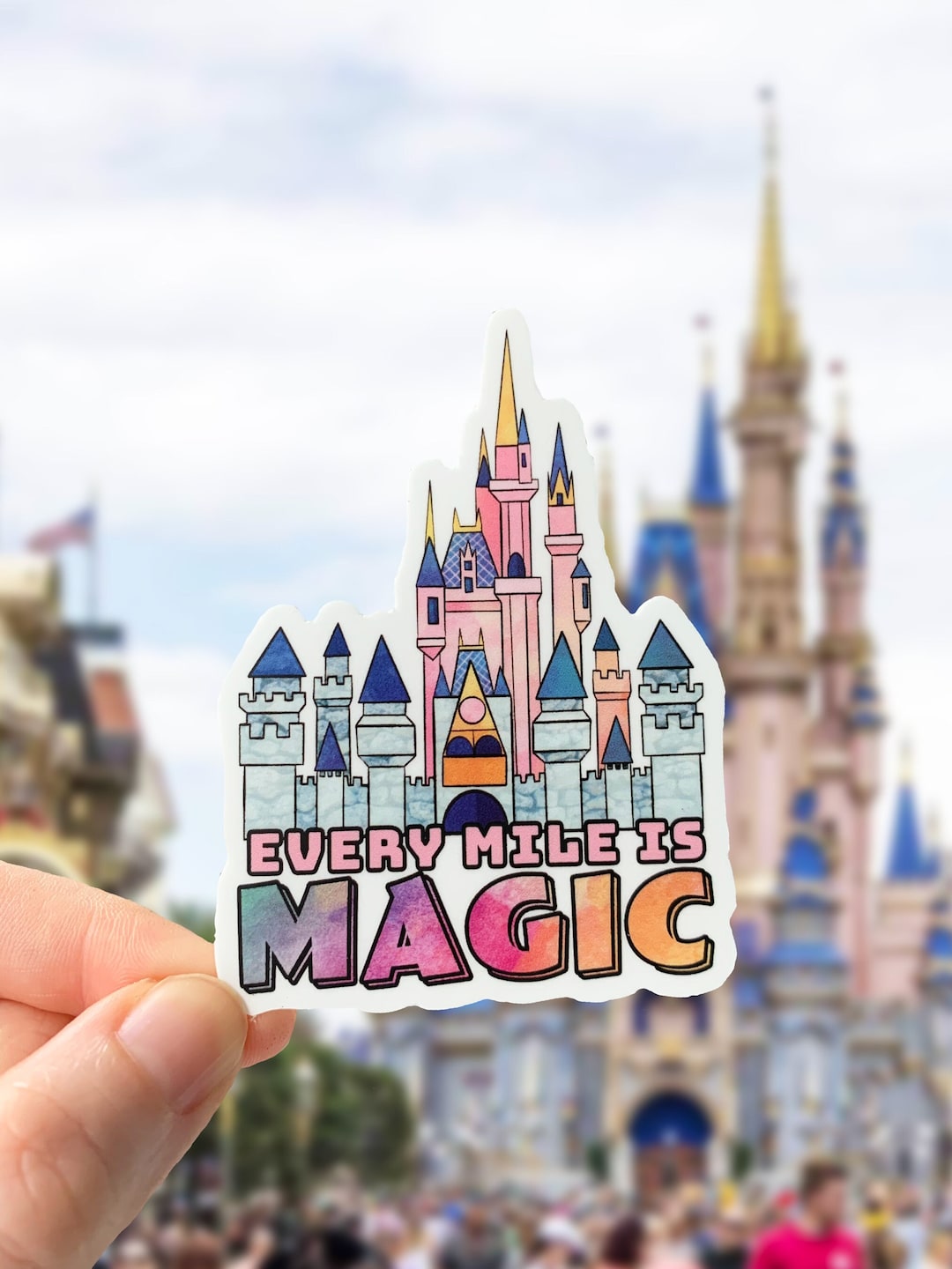Rundisney Every Mile is Magic Sticker - Etsy