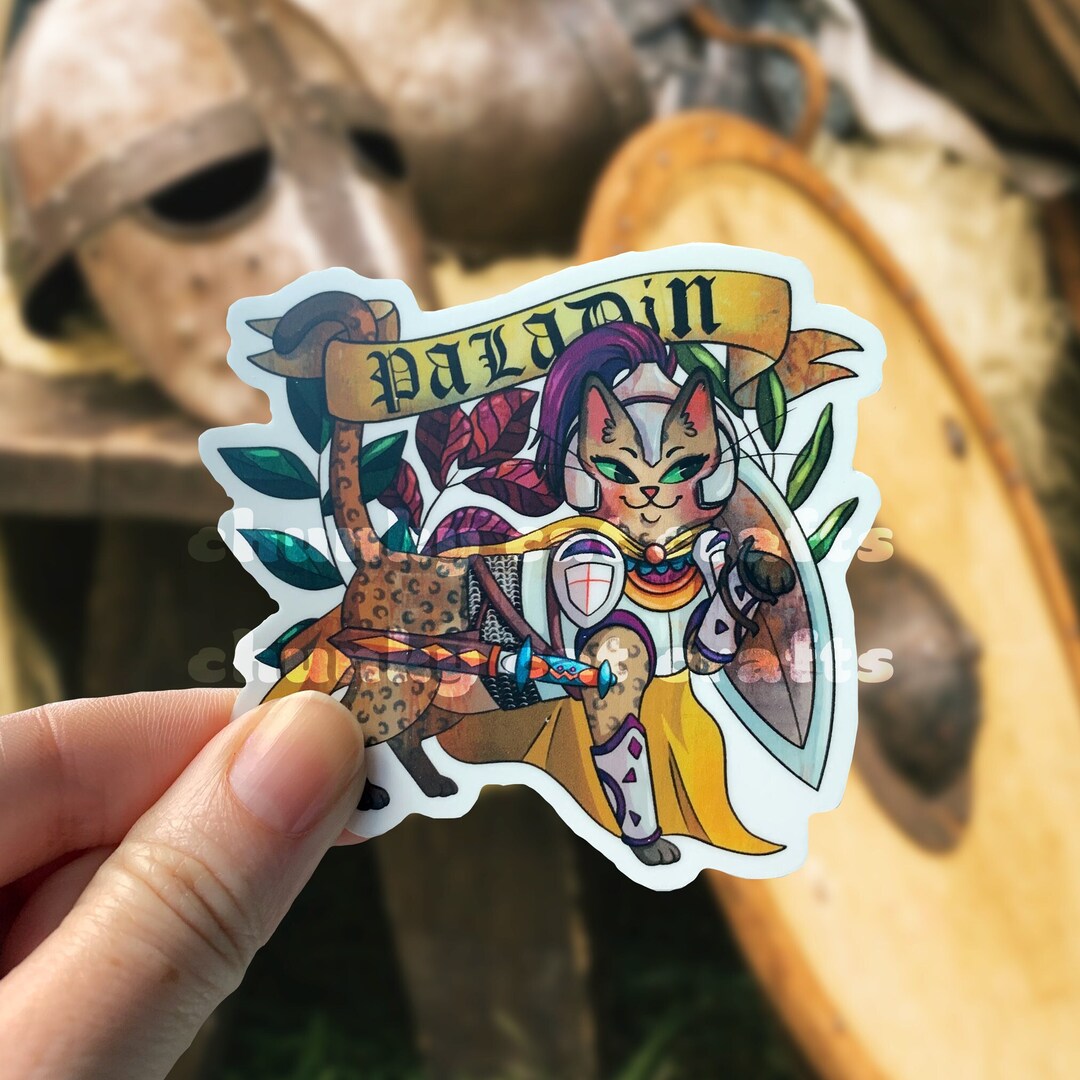 Dnd Paladin Sticker - Etsy