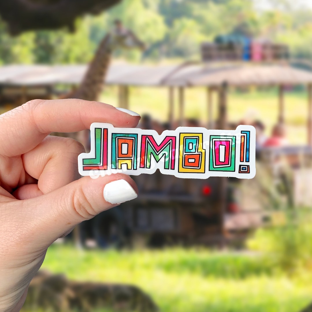 Jambo! Disney's Animal Kingdom Africa Sticker - Etsy