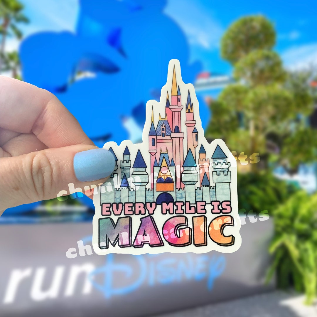Rundisney Every Mile is Magic Sticker - Etsy