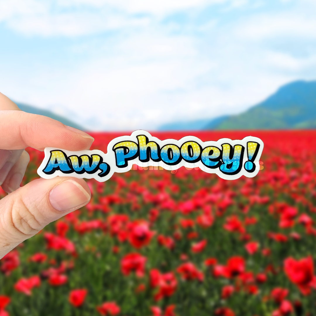 Aw, Phooey! Donald Duck Quote Sticker - Etsy