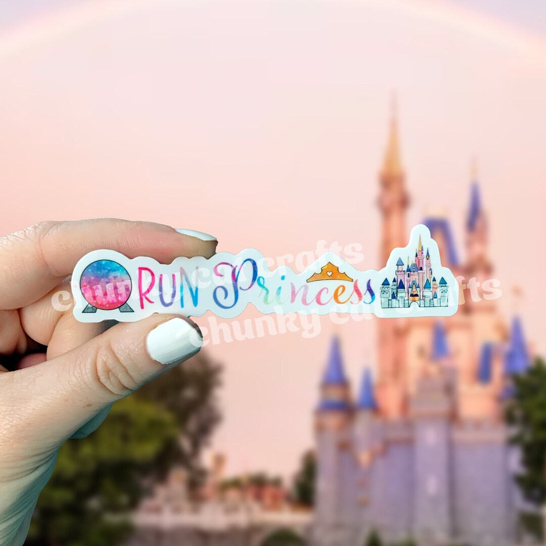 Rundisney Princess Weekend Sticker | Princess 5k, 10, Half Marathon and ...
