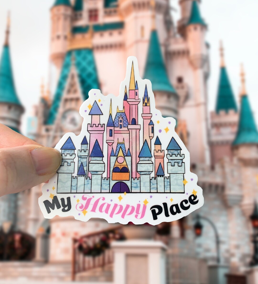 Magic Kingdom Sticker - Cinderella's Castle - Etsy