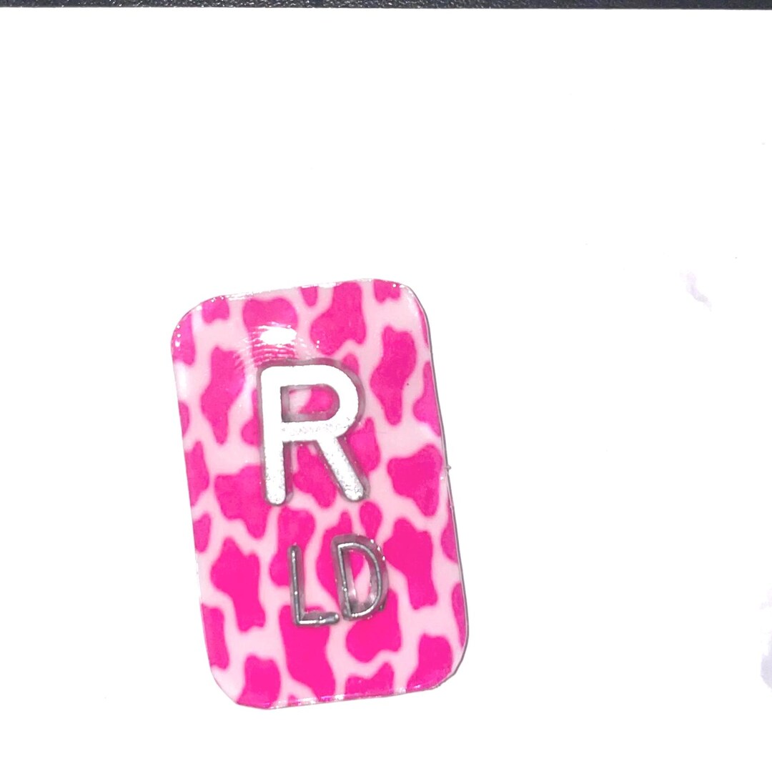 Cow Print X Ray Markers Pink and Black Set for Radtechs! - Etsy
