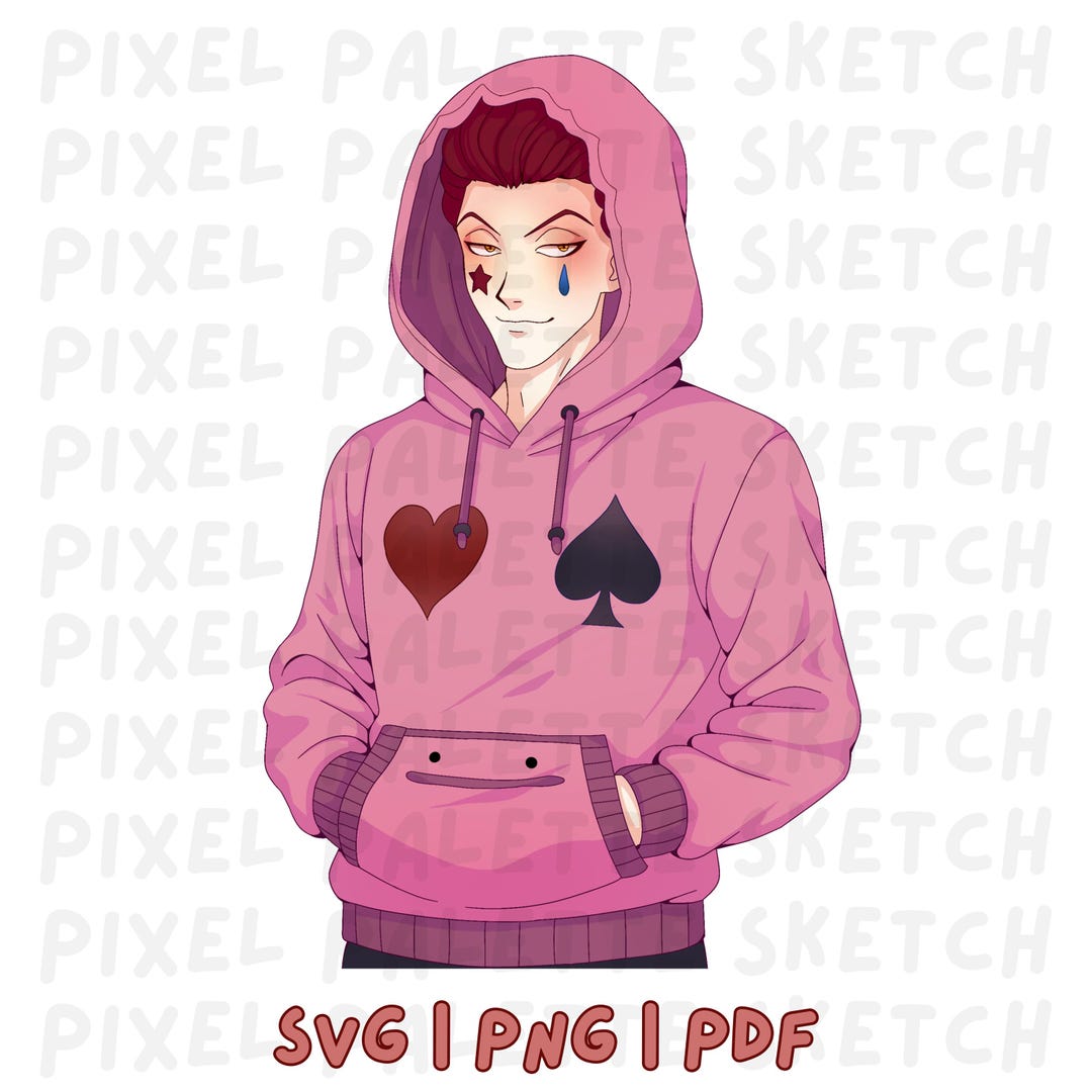 Hisoka X Ditto Hoodie | Hunter Hunter Anime Art | PNG, SVG, PDF ...