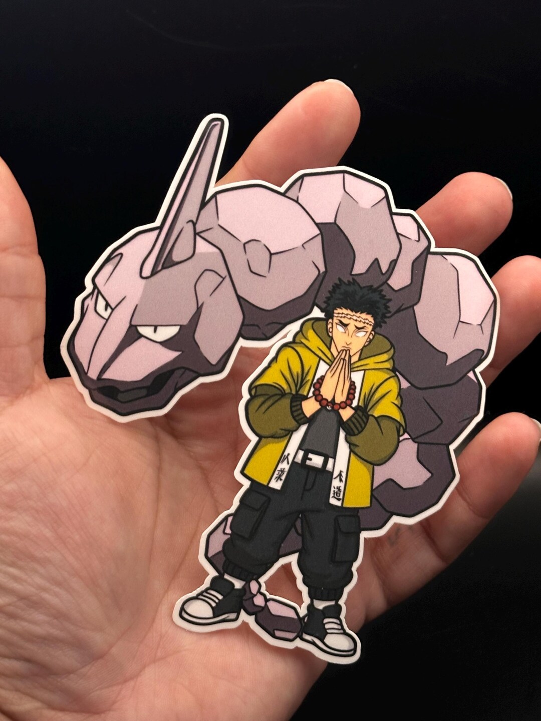 Pokémon X Demon Slayer Sticker | Onix Trainer Stone Hashira-inspired ...