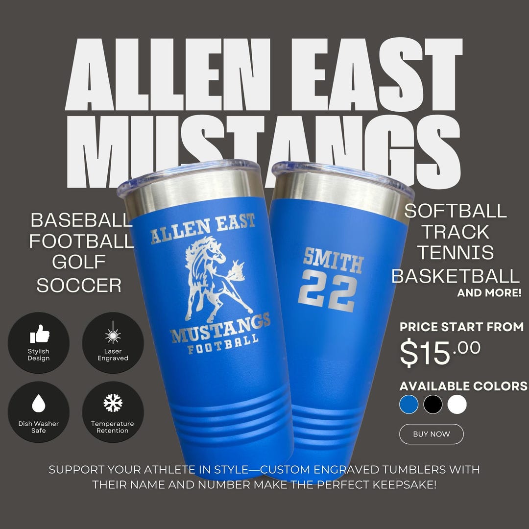 Allen East Tumbler – Custom Engraved Polar Camel Cup, 20oz Personalized ...