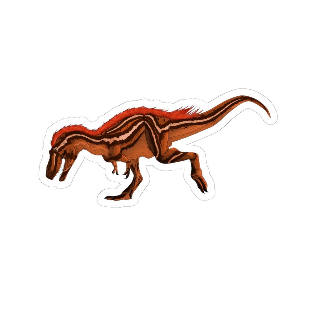 Appalachiosaurus Dinosaur Sticker - Glossy Vinyl Kiss-cut - Etsy