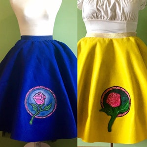 Magical Rose-batb-disneybound-dapper Day-novelty Circle Skirt - Etsy