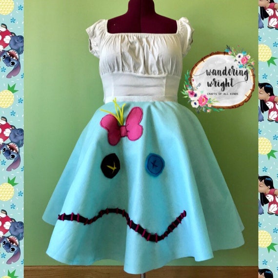 Custom Rag Doll Inspired Novelty Circle Skirt Disneybound - Etsy