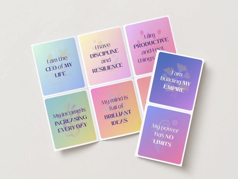 60 Boss Babe Affirmations, Customizable Girl Boss Daily Affirmation ...
