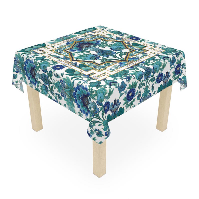 Imperial Keepsake Blue Mahjong Tablecloth | Mahjong Rules Directions ...