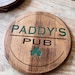 Custom Pub Whiskey Barrel Head Sign - Etsy