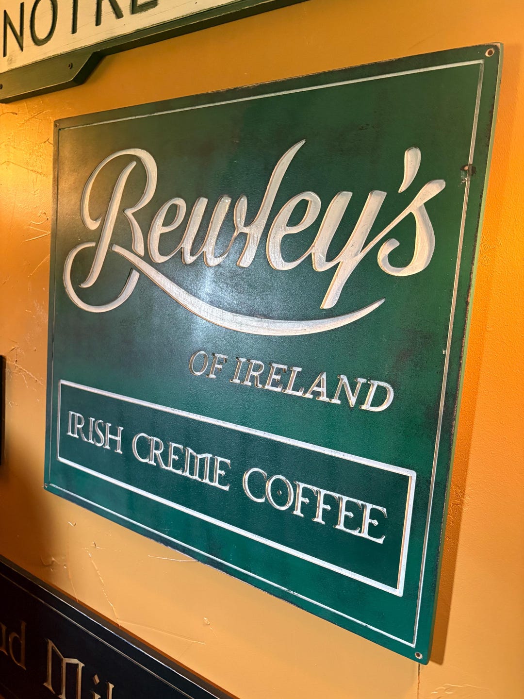 Large Irish Marketing (replica) Wood Signs 22”x 24”/ Hand Painted ...