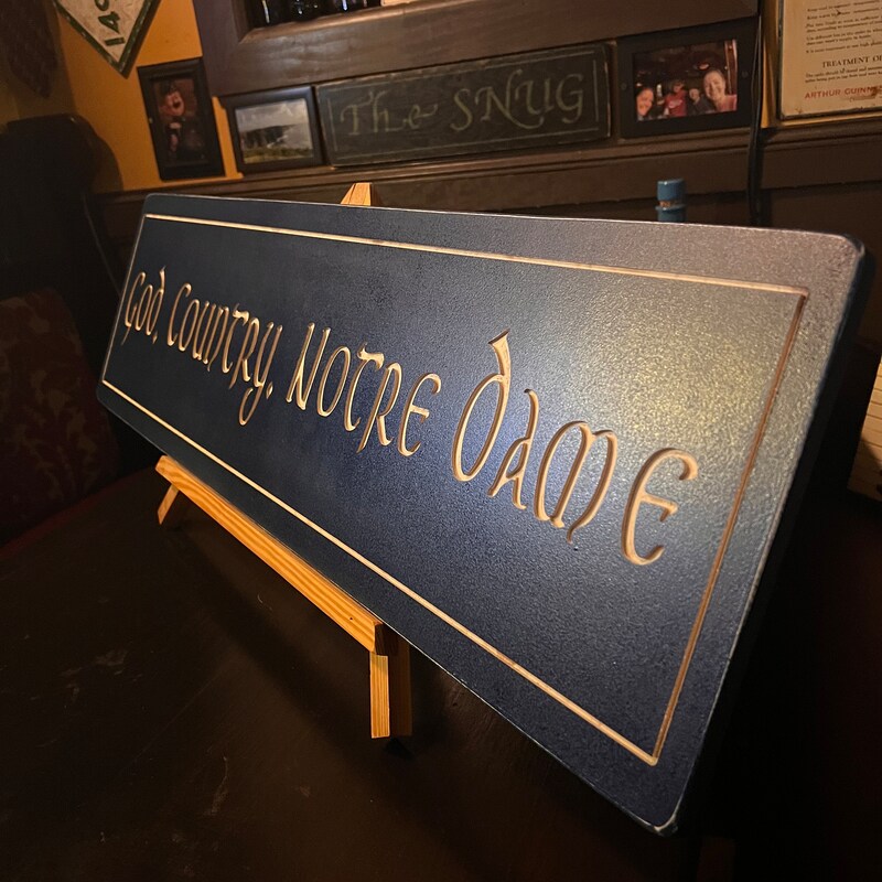 Notre Dame Sign - Etsy