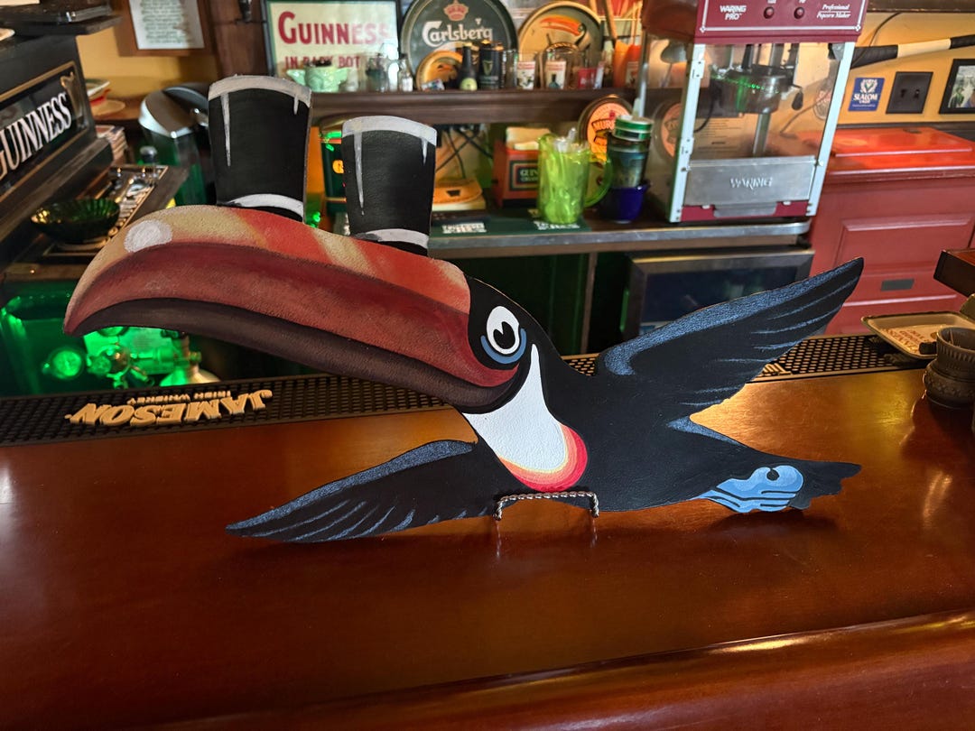 Guinness Toucan Replica 23” Wide (hand Painted on Wood) - Etsy UK