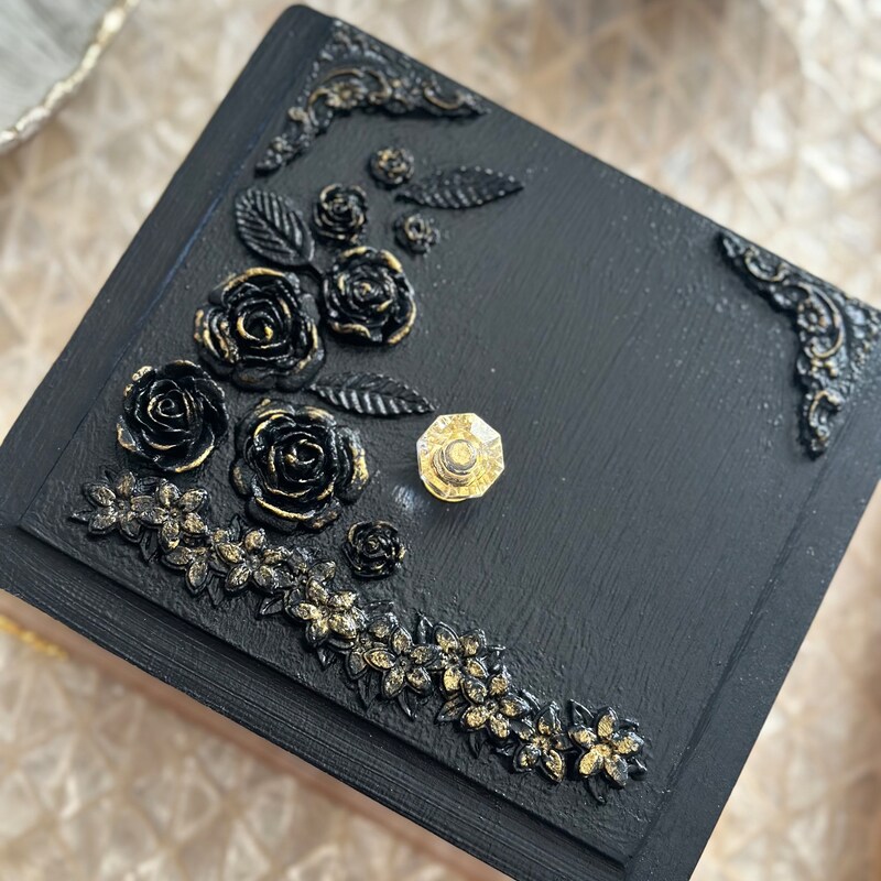 Decorated Cigar Box - Etsy
