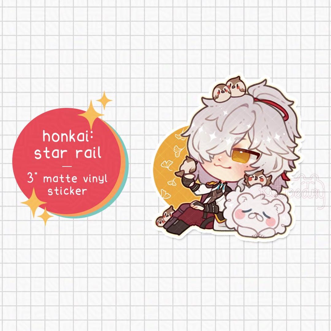 HSR Honkai: Star Rail Matte Vinyl Chibi Sticker | Jing Yuan - Etsy