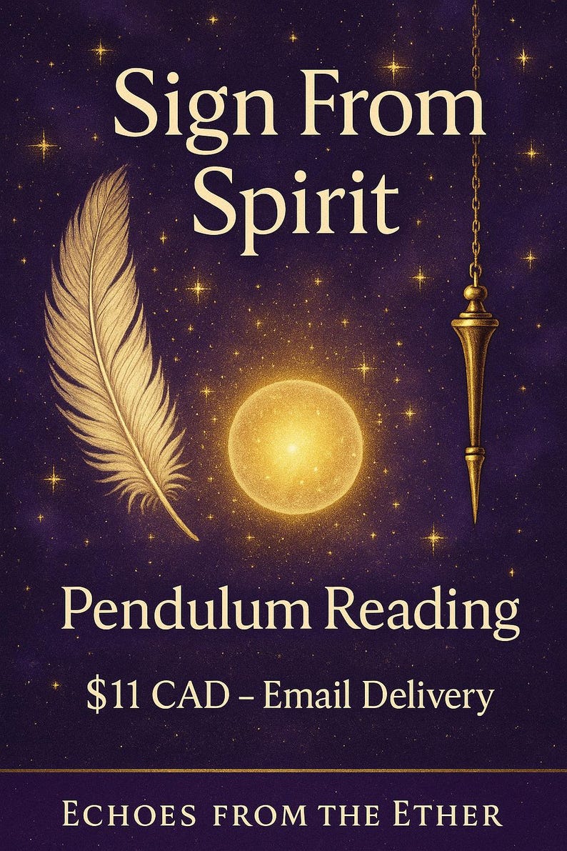 Sign From Spirit | Pendulum-divined Symbol or Message ~ Spiritual ...