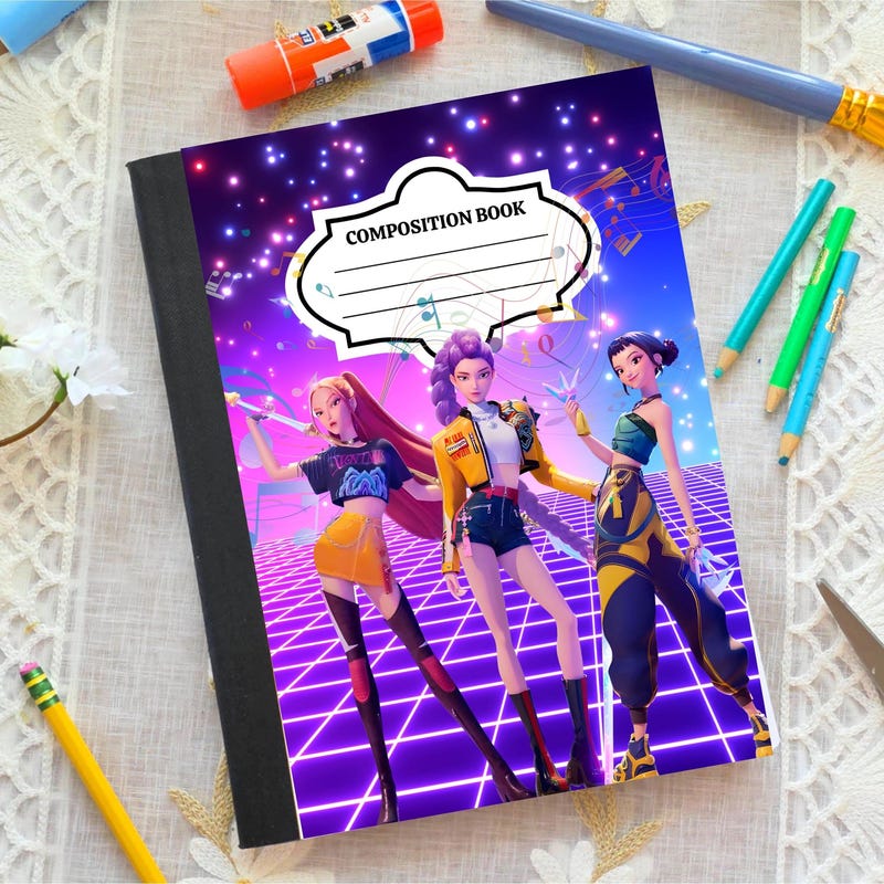 Huntrix Notebook - Etsy