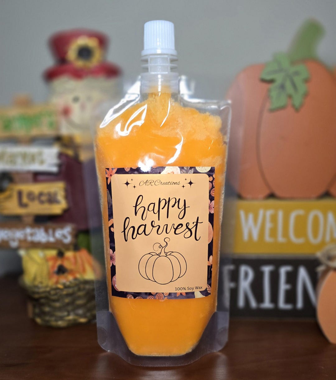 Soy Squeeze Wax - Fall Scent - Happy Harvest (pumpkin Caramel Crunch ...