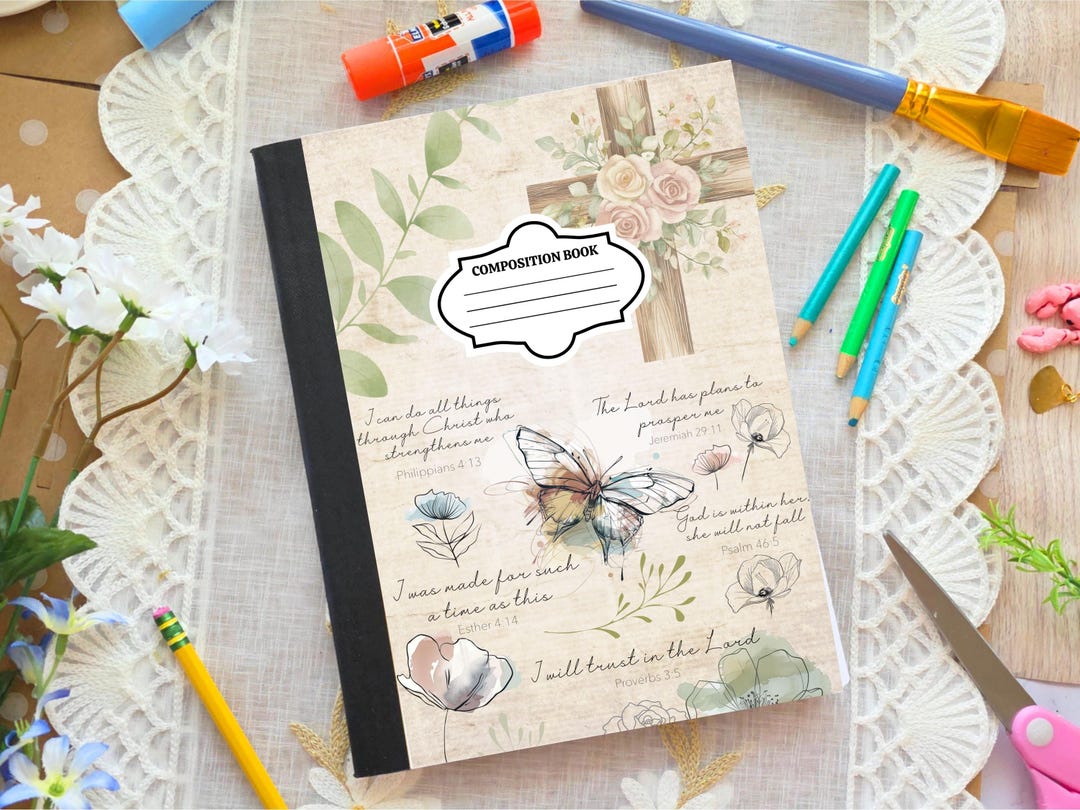 Composition Notebook Cover Digital File | Composition Book PNG - Etsy