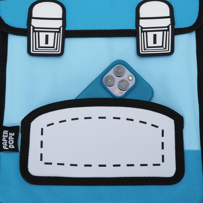 Comic Backpack – 2D Cartoon Style School Bag for Students – Paperdope ...