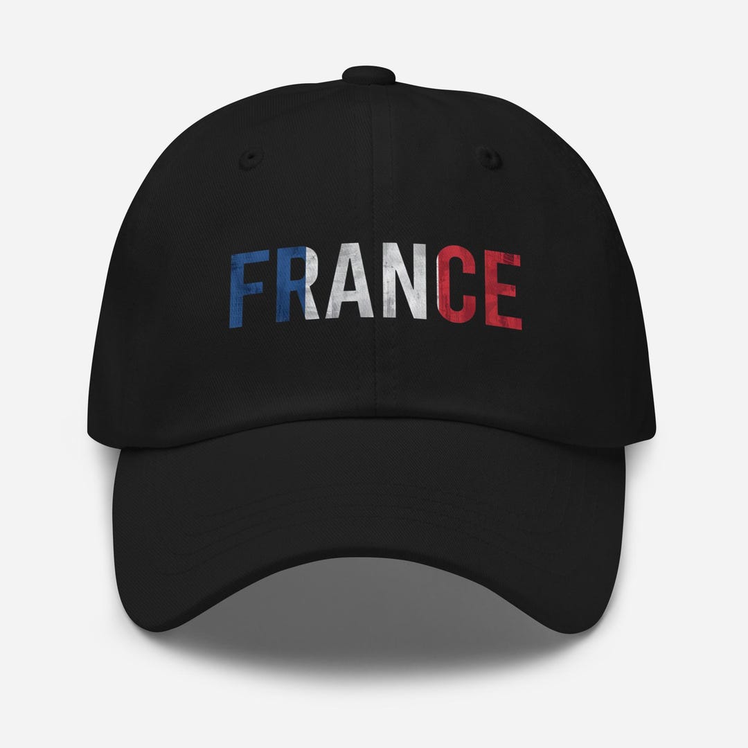 France Hat | French Flag Text Baseball Cap | France Pride Cap | Travel ...