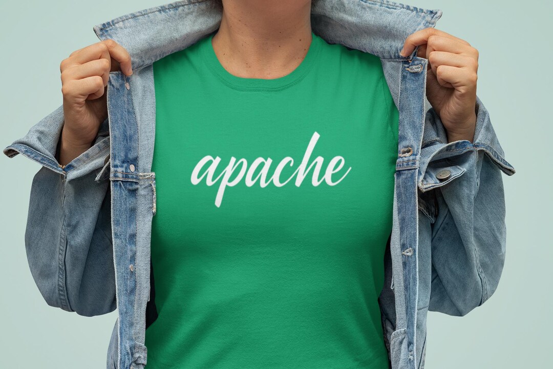 Apache Script Font T-shirt – Indigenous Pride Graphic Tee, Native ...