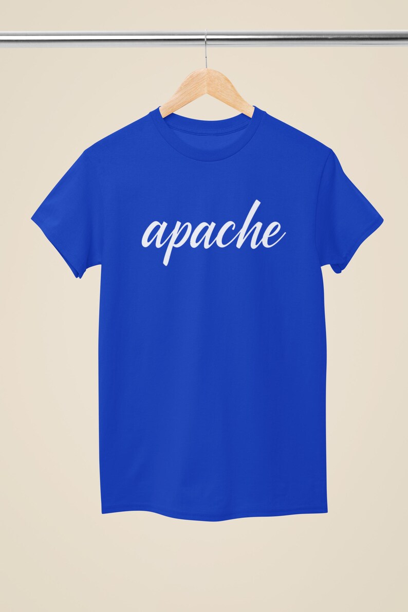 Apache Script Font T-shirt – Indigenous Pride Graphic Tee, Native ...