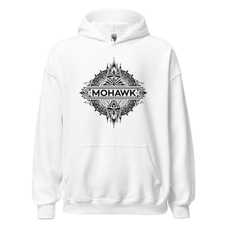 Mohawk Hoodie, Indigenous Pride Sweatshirt, Native Warrior Graphic ...