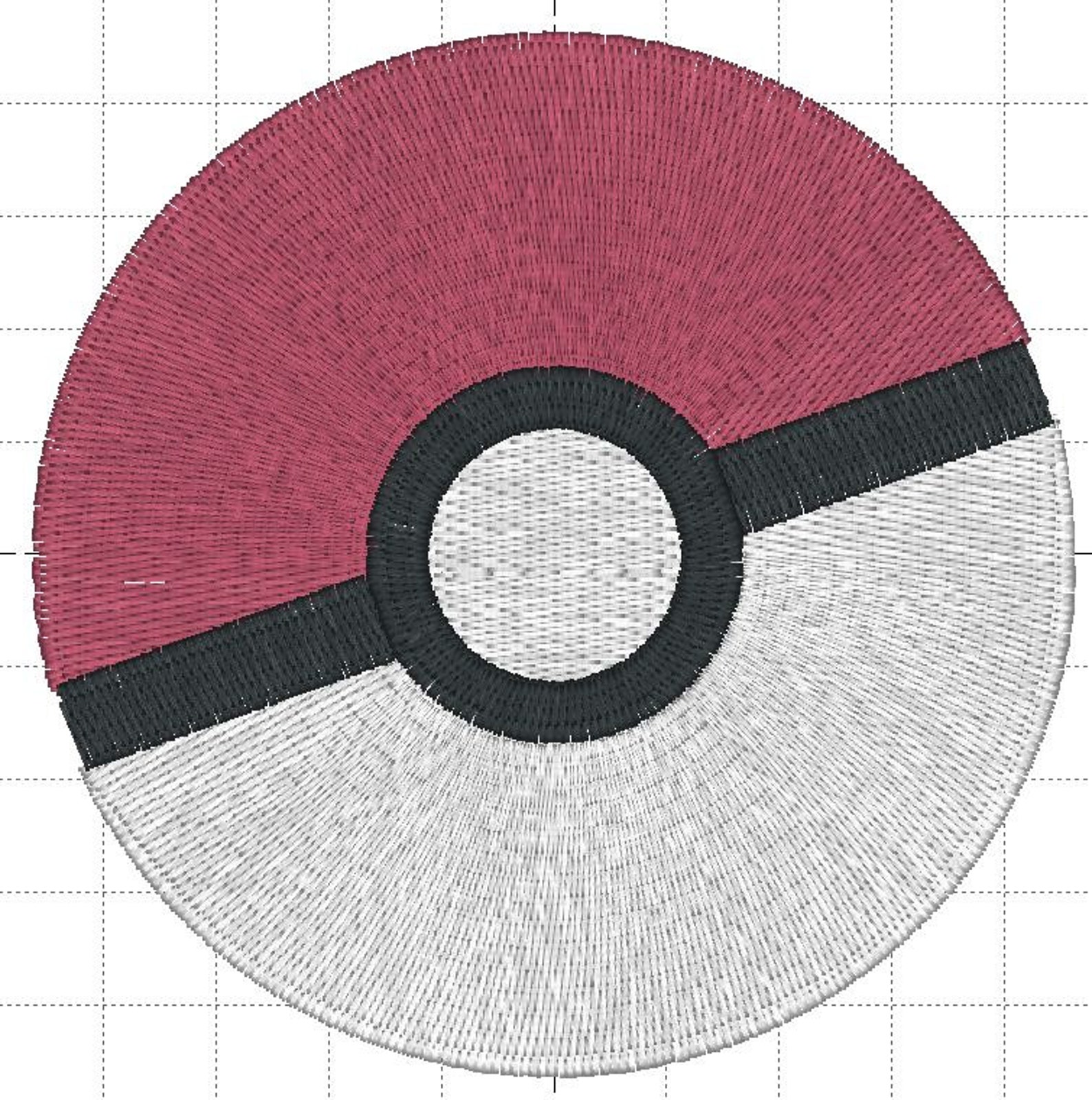 Pokeball Embroidery File - Etsy