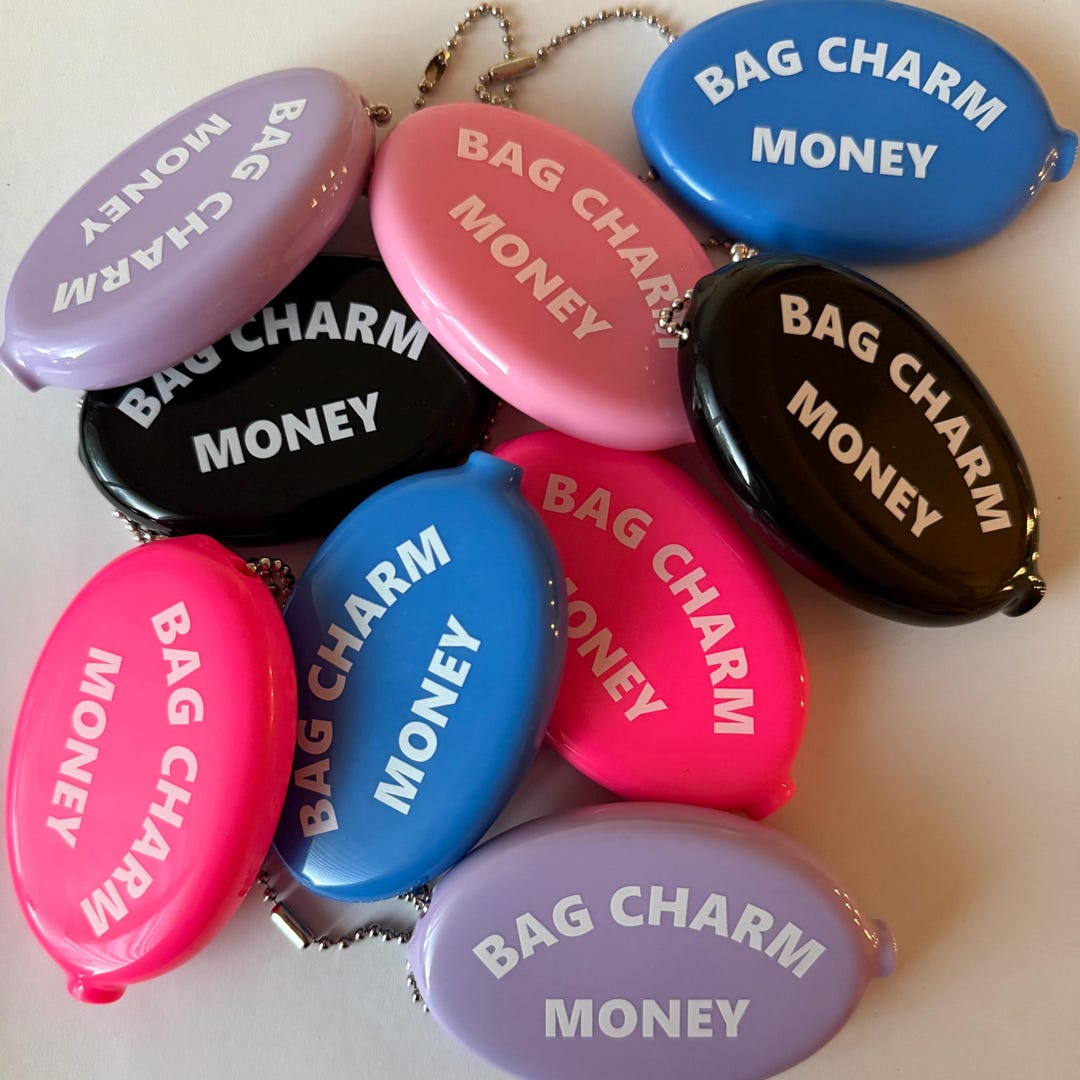 Silicone Squeeze Coin Pouch Keychain “bag Charm Money” - Etsy