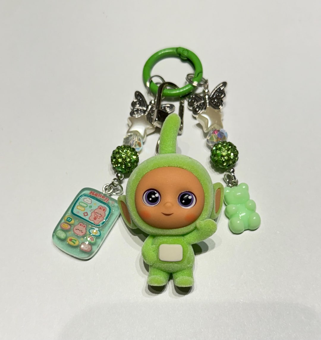 Handmade Teletubbies Keychain | Dipsy - Etsy
