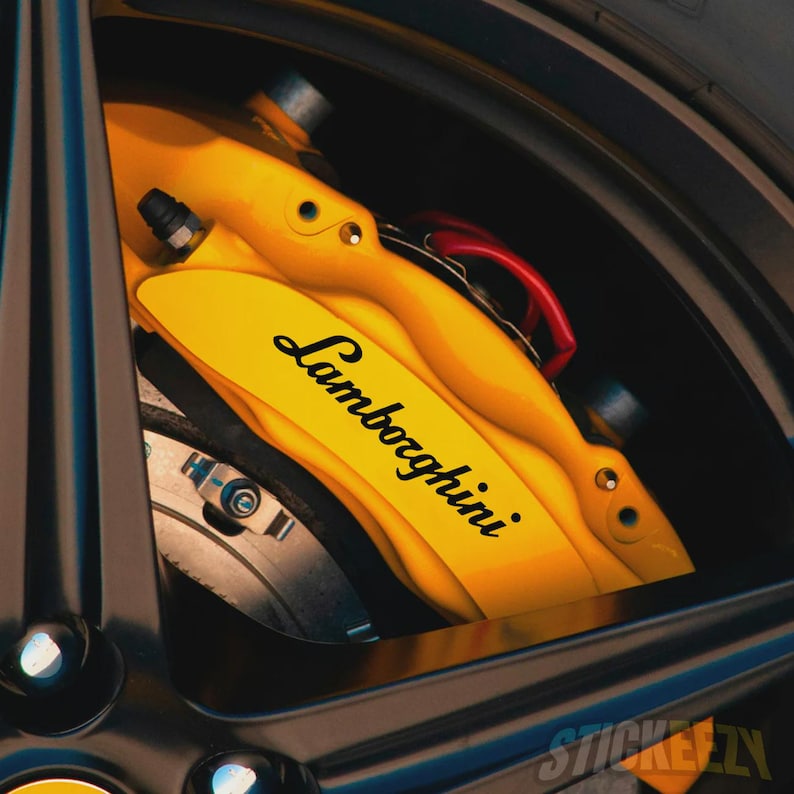 Lamborghini Brake Caliper Vinyl Decals - Etsy