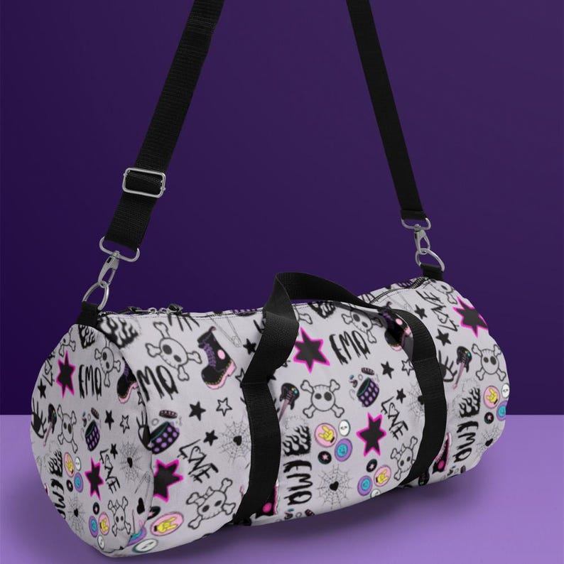 Emo Gothic Duffel Bag - Etsy