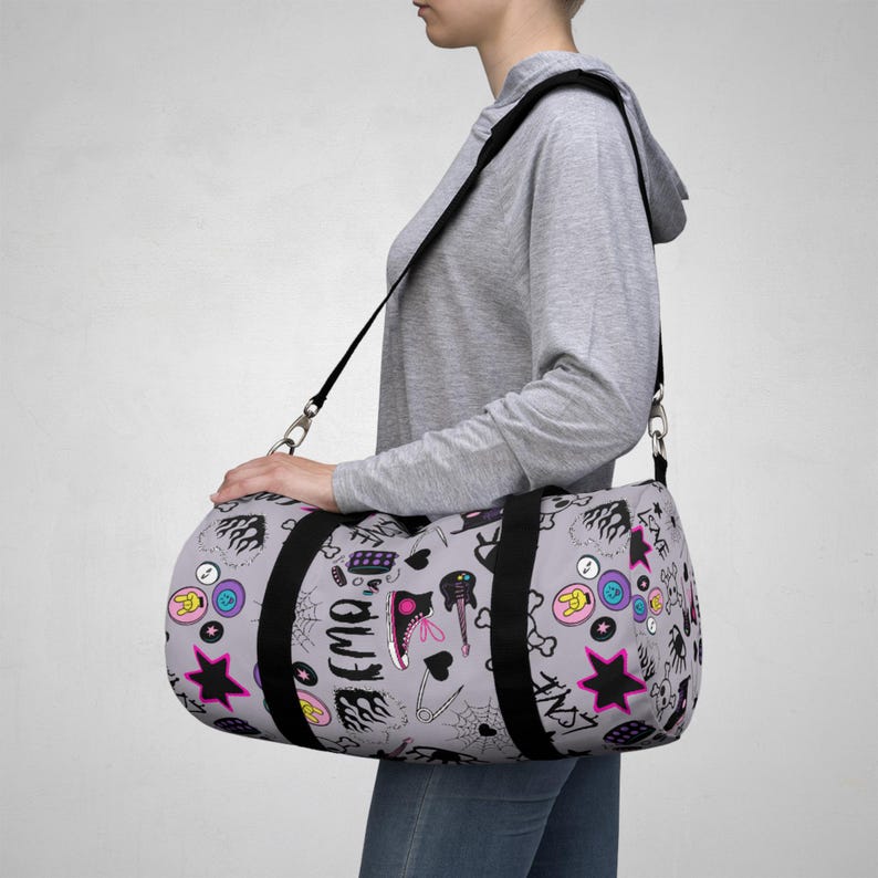 Emo Gothic Duffel Bag - Etsy