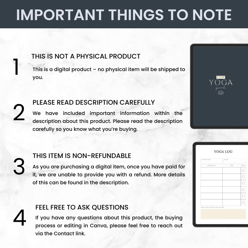 Yoga Journal Printable | Meditation, Mindfulness & Gratitude Log (PDF ...