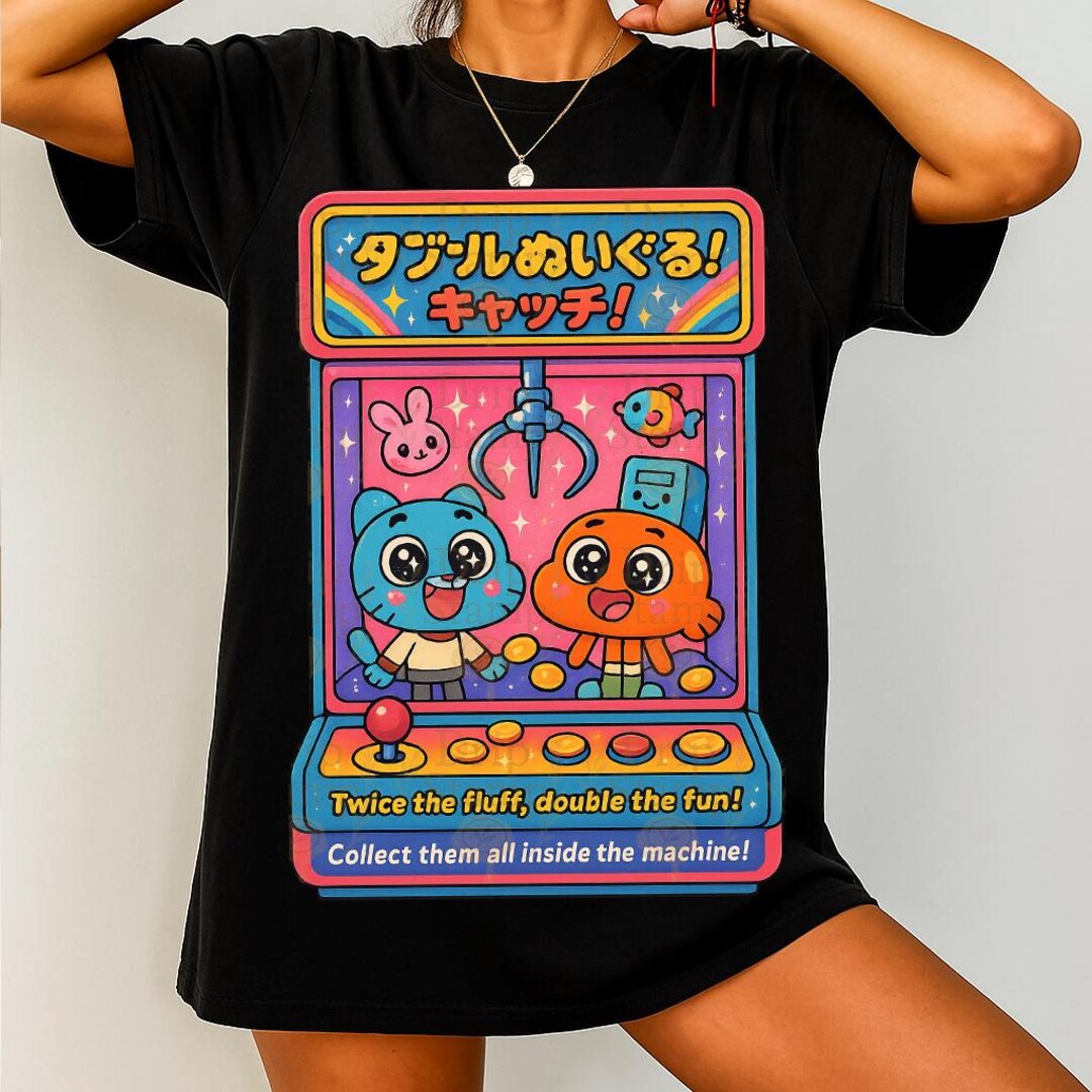 Gumball & Darwin Kawaii PNG: Arcade Claw Machine Chibi Clipart - Etsy