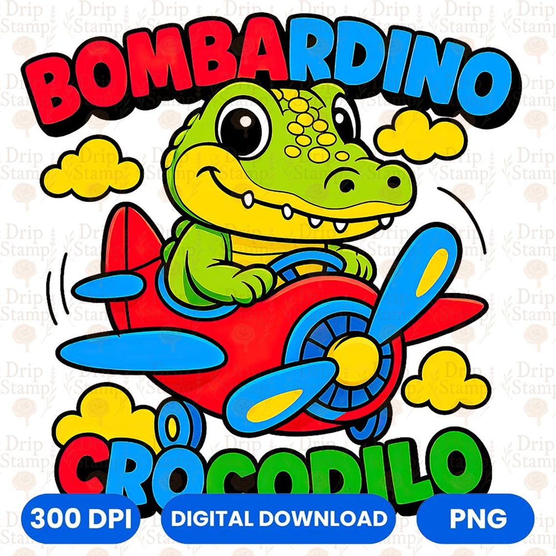Bombardino Crocodilo Baby PNG | Viral Brainrot Meme Character for Kids ...
