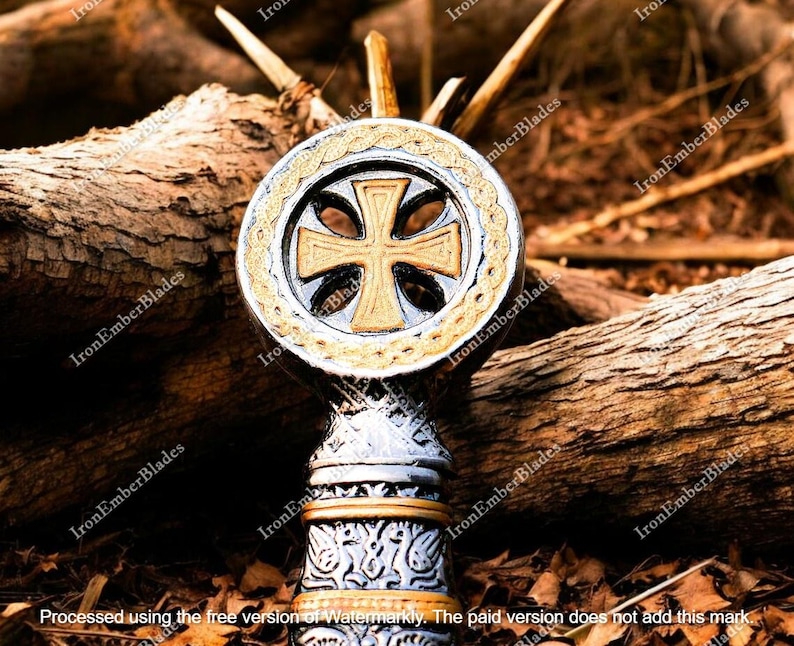 Handmade Knights Templar Sword – Stainless Steel Crusader Longsword ...