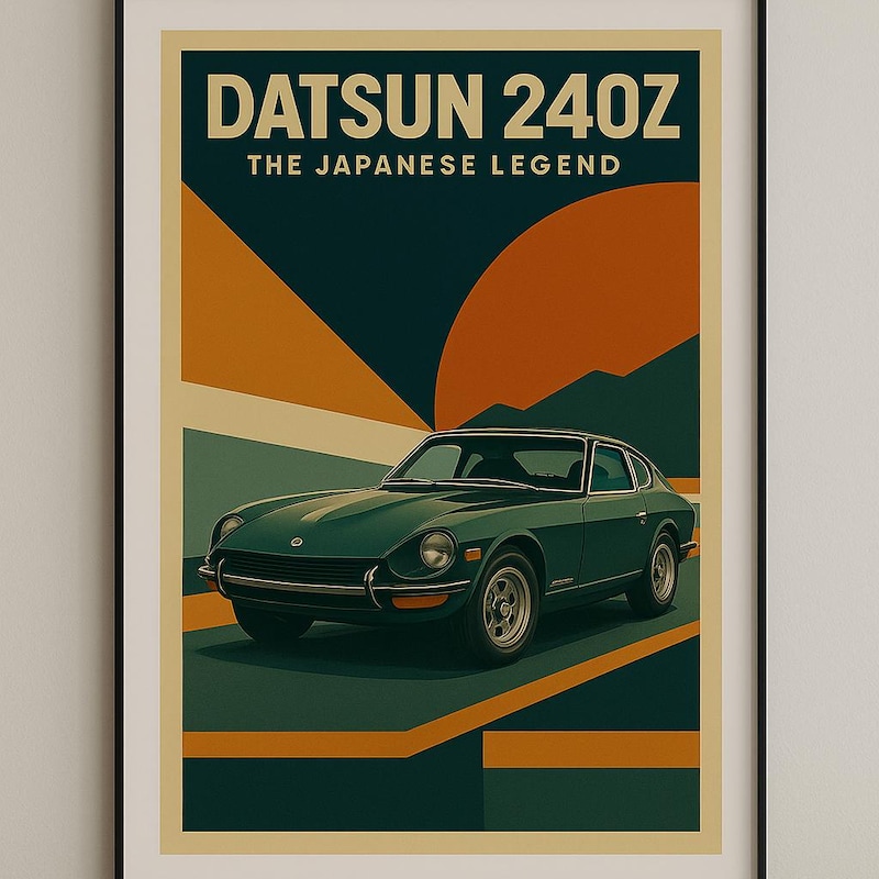 Vintage Datsun Poster - Etsy