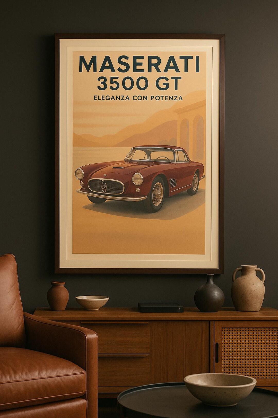 Maserati 3500 GT Poster: Vintage Italian Car Print (digital Download ...