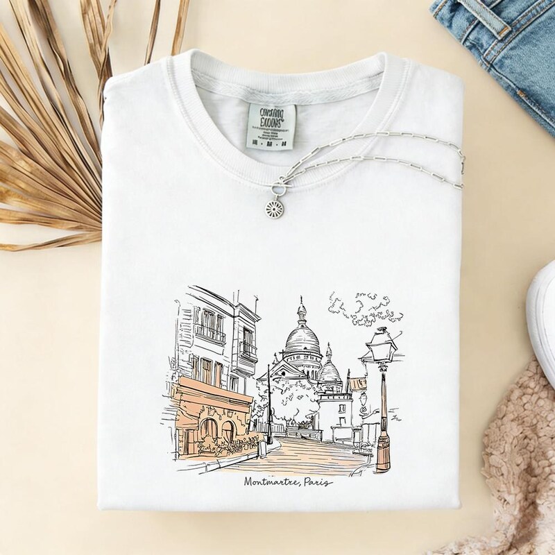 Paris Scene Tshirt - Etsy
