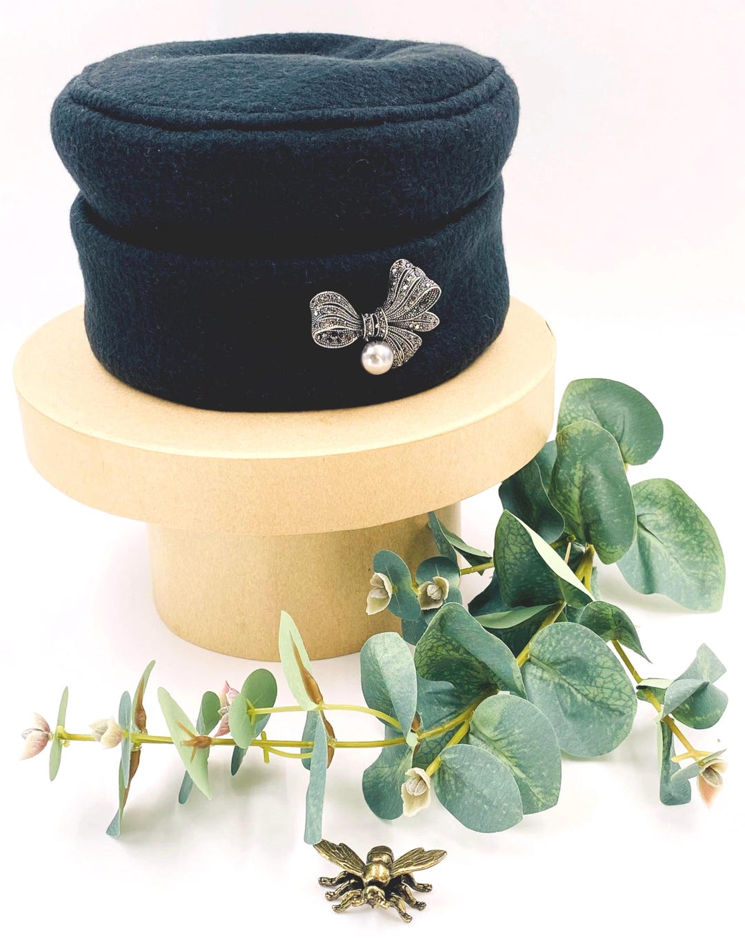 Pill Box Hat - Made in Australia From Soft Fleece - Etsy