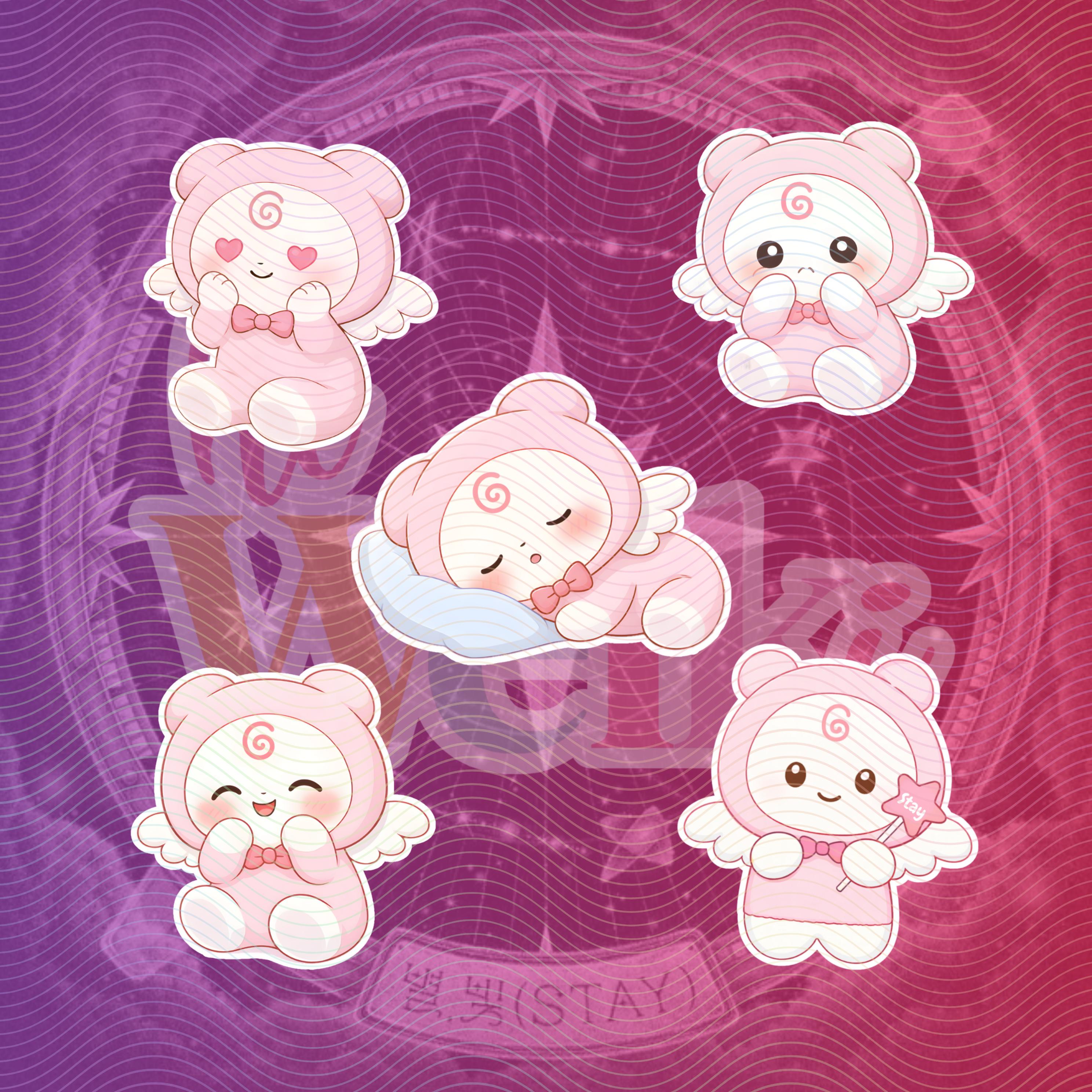Kpop Stay Stray Kids Clipart PNG Bundle, 21 Cute Digital Stickers for ...