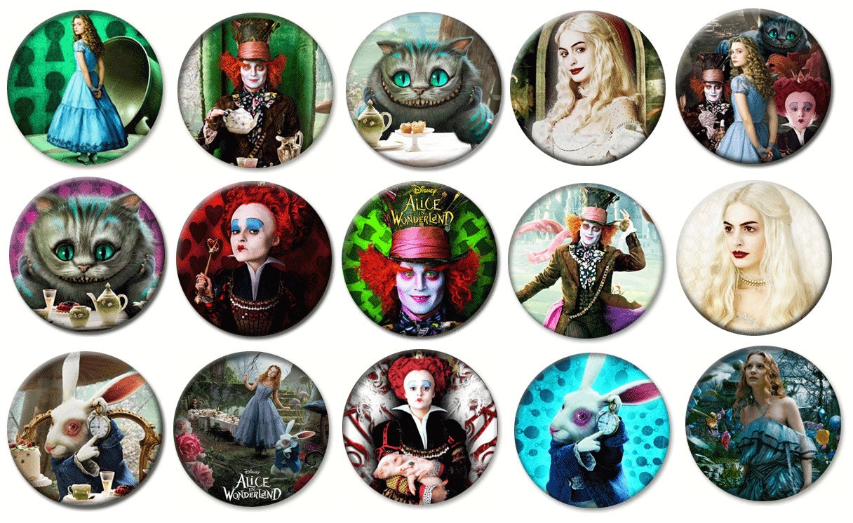 Alice In Wonderland Cards Tim Burton